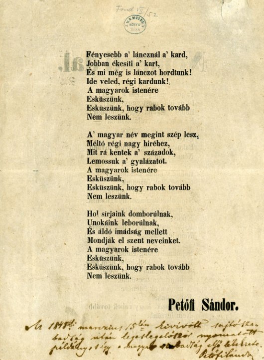 1848. március 15. - OSZK