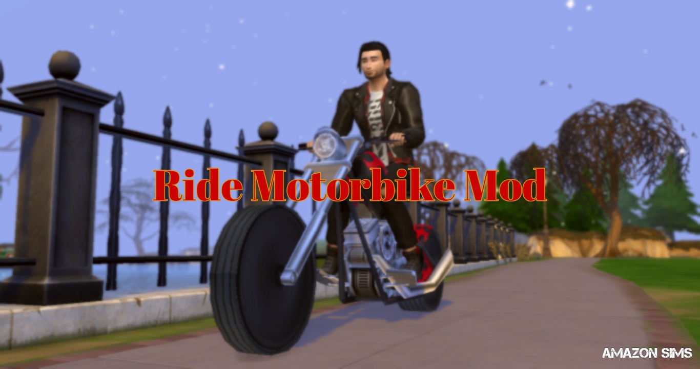 The Sims 4: Ride Motorbike Mod - Amazon Sims Studio