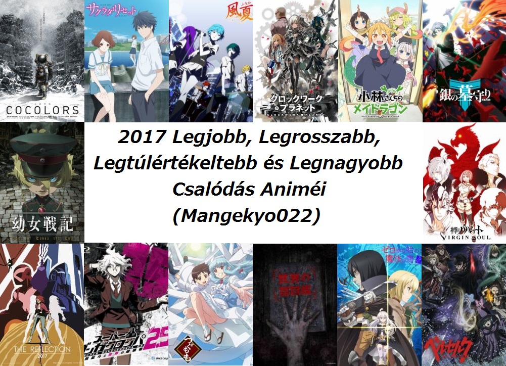 2017 Top Animéi Lista Mangekyo022 Szerint - Anime Manga Palota