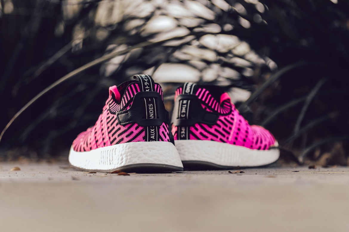 Adidas NMD_R2 a Vibrant Pink & Black Makeover - HypebeastHungary