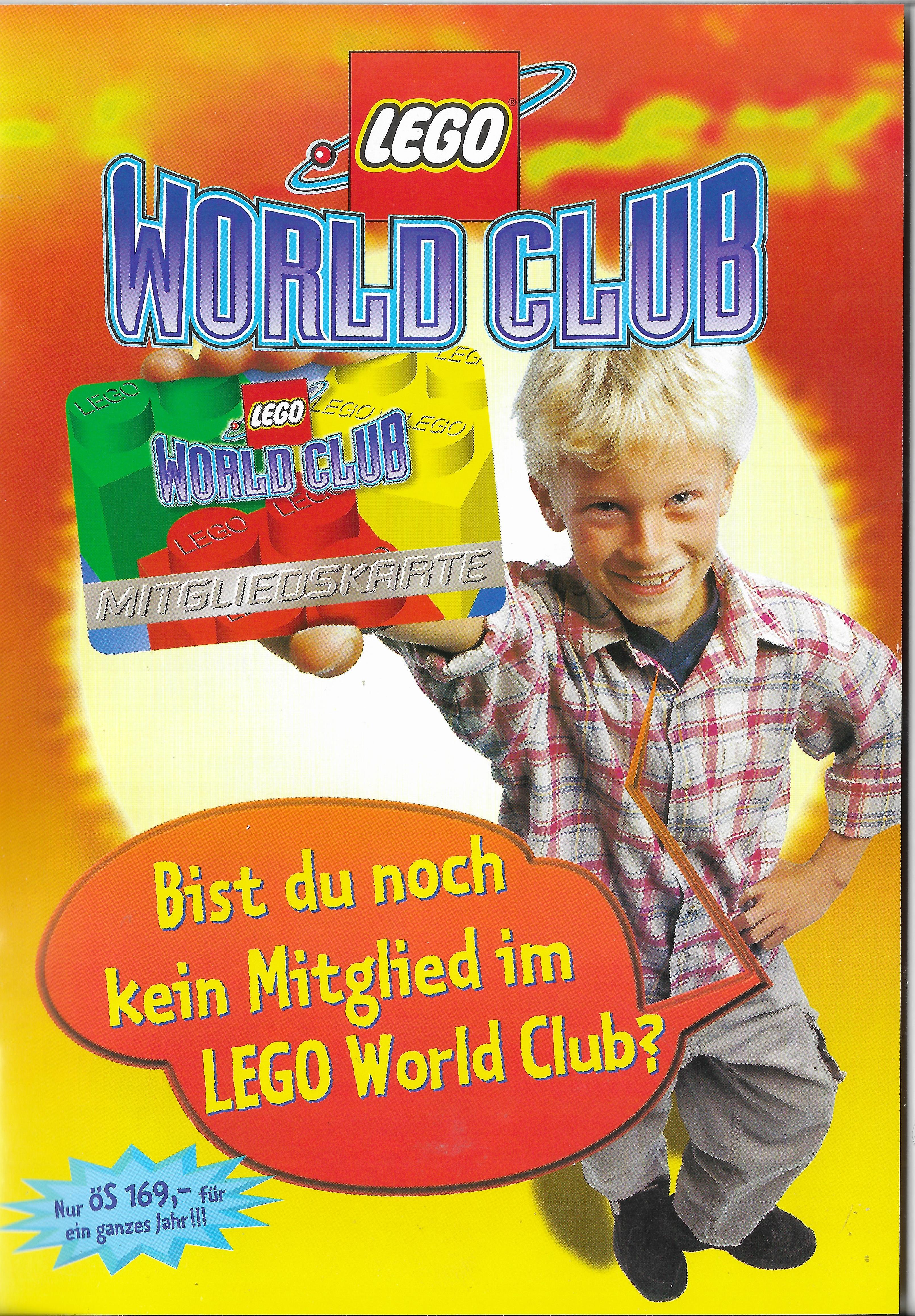 Lego World Club reklámanyag 2000-ből - Játékok a Polcról