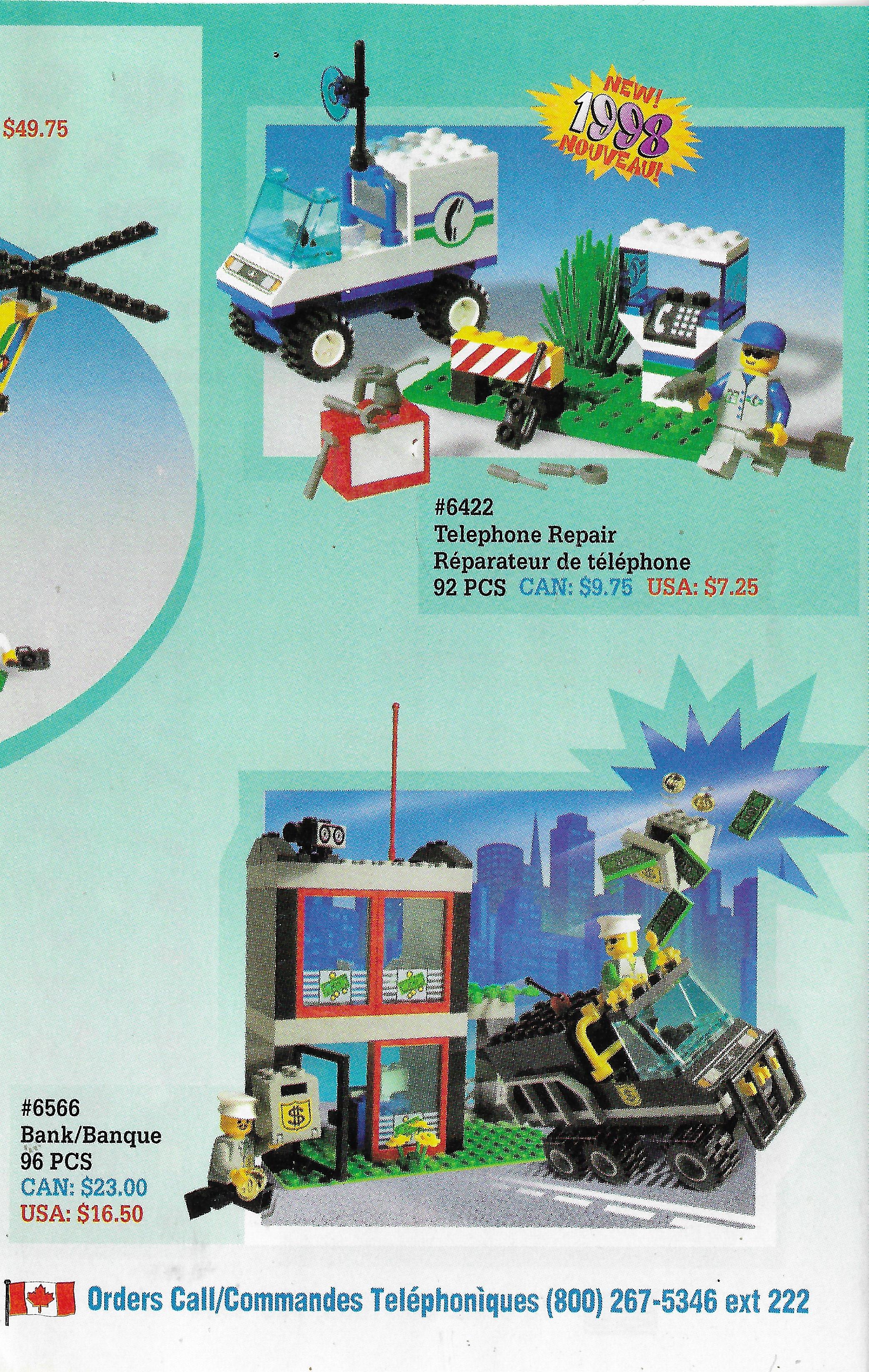 1998-as Lego Direct katalógus Észak-Amerikából - Játékok a Polcról