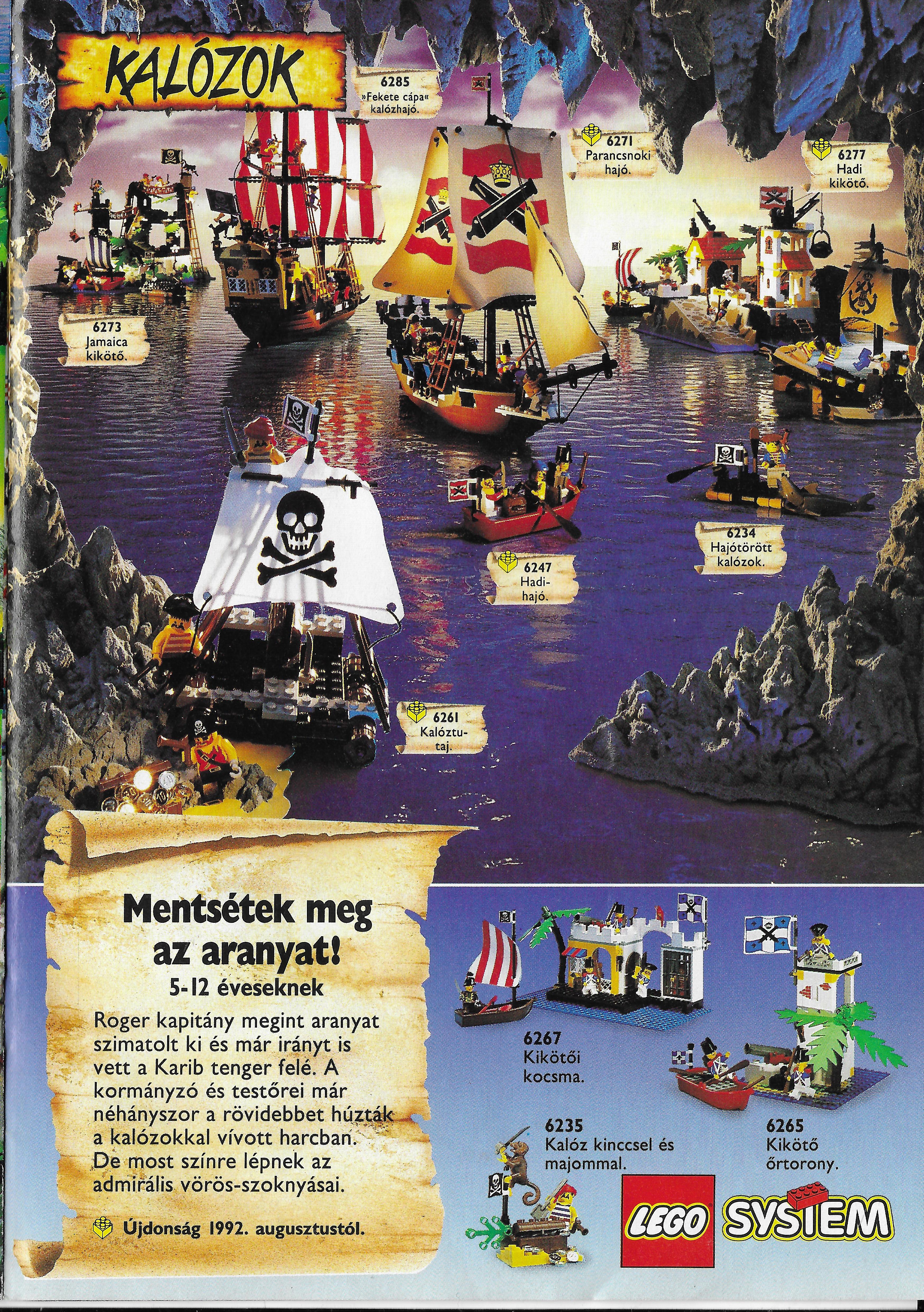 1992-es magyar Lego katalógus - Játékok a Polcról