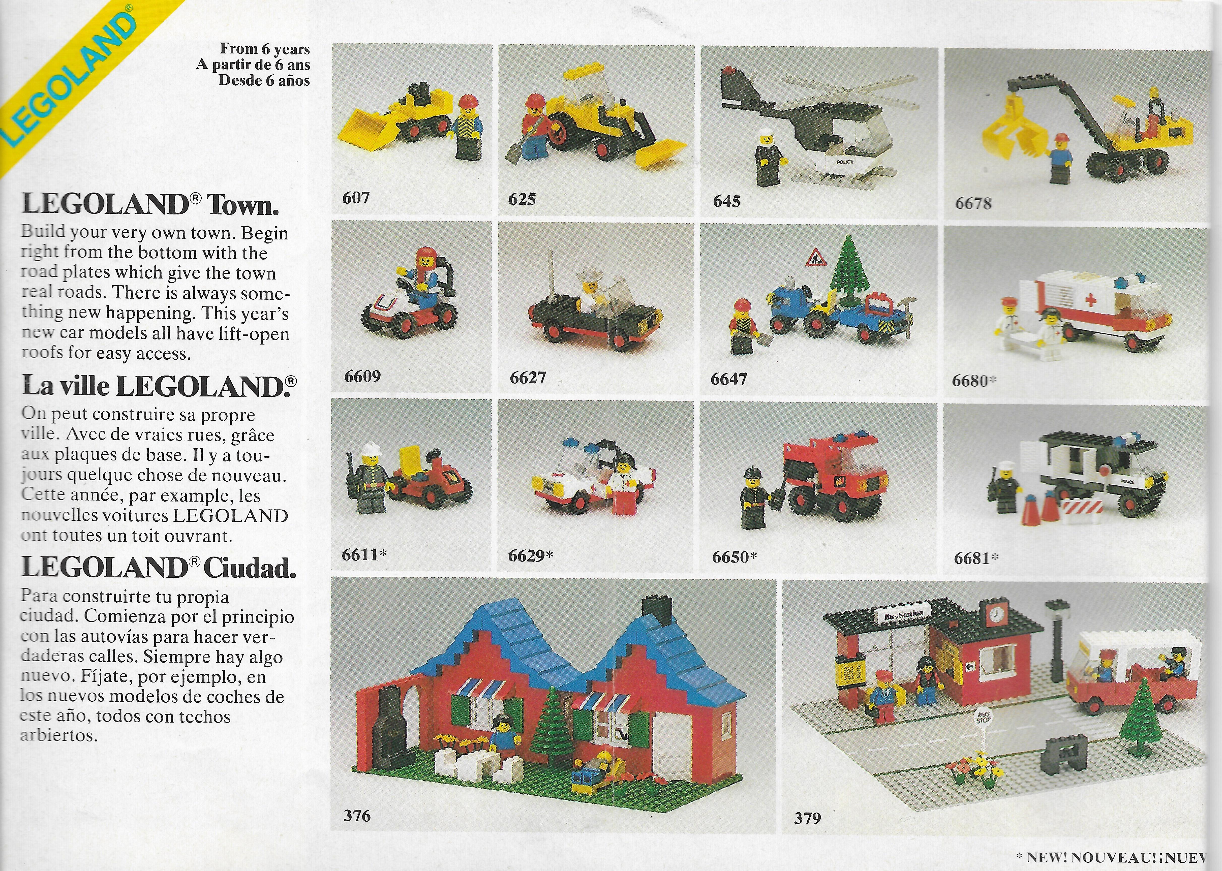 1981-es Lego katalógus - Játékok a Polcról
