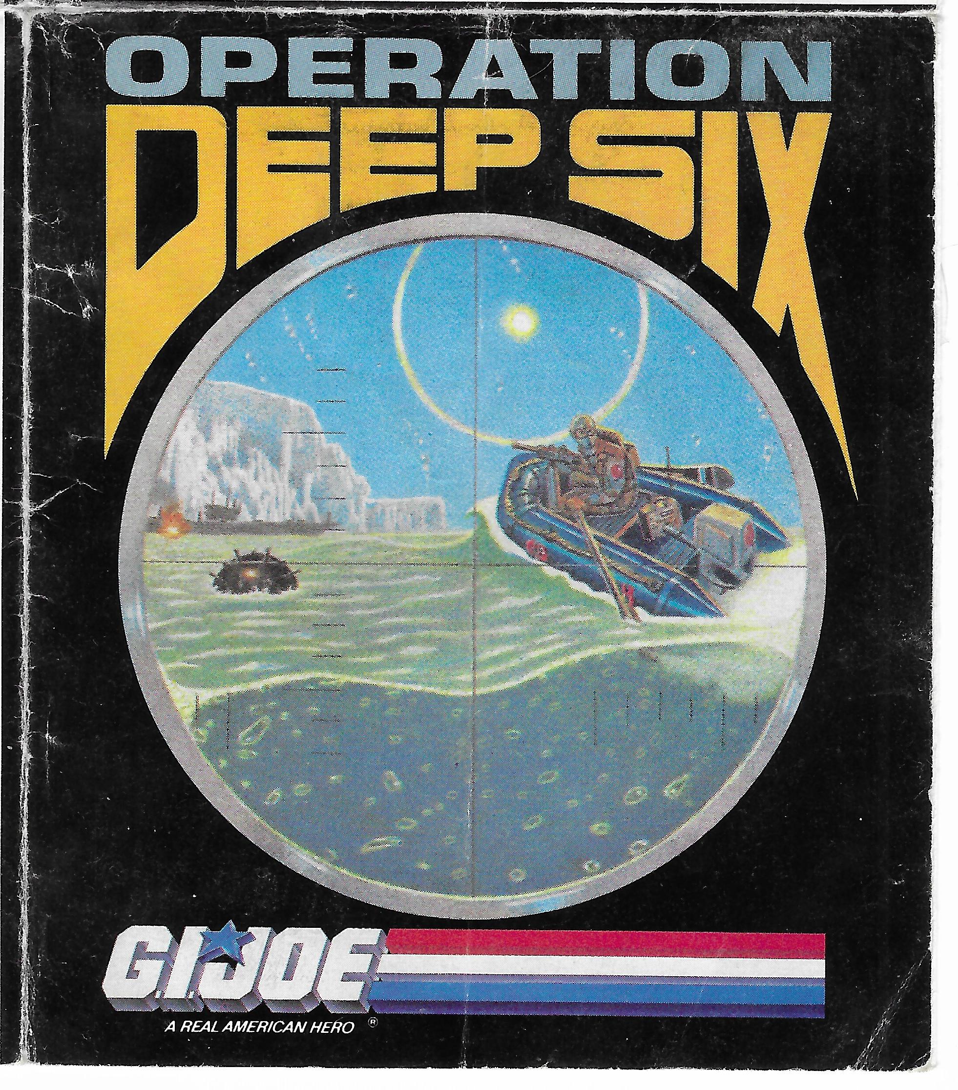 Az "Operation Deep Six" G.I.Joe insert 1988-ból - Játékok a Polcról