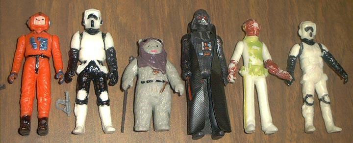 A legértékesebb.... Vintage Star Wars Bootleg figurák - Játékok a Polcról