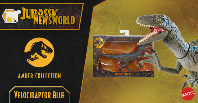 Jurassic Newsworld: Termékbemutató - Amber Collection Velociraptor Blue ...