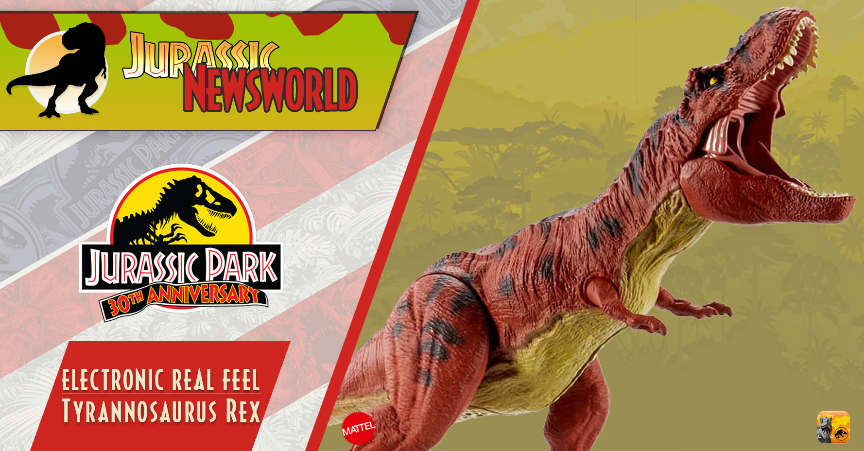 Jurassic Newsworld: Electronic Real Feel Tyrannosaurus Rex - Jurassic ...