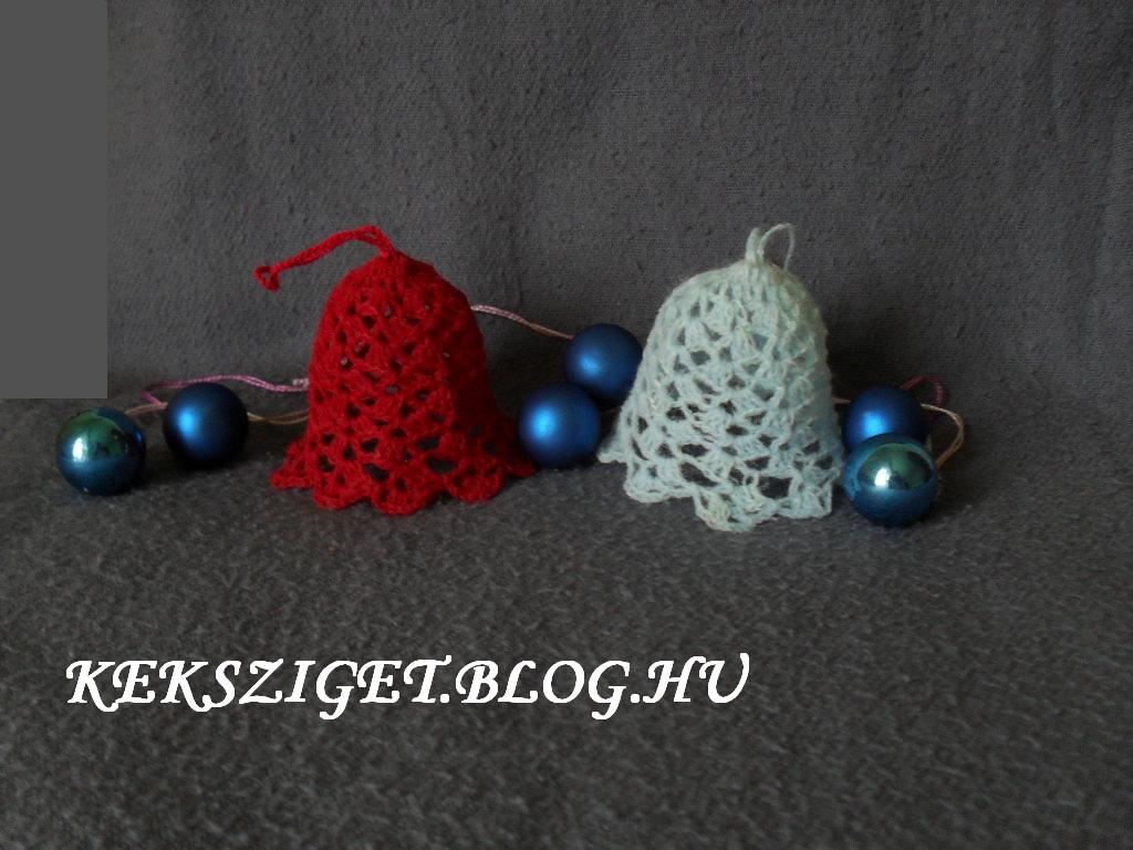 Horgolt Harang Karácsonyfadísz leírása - Kézműves és Kreatív Sziget