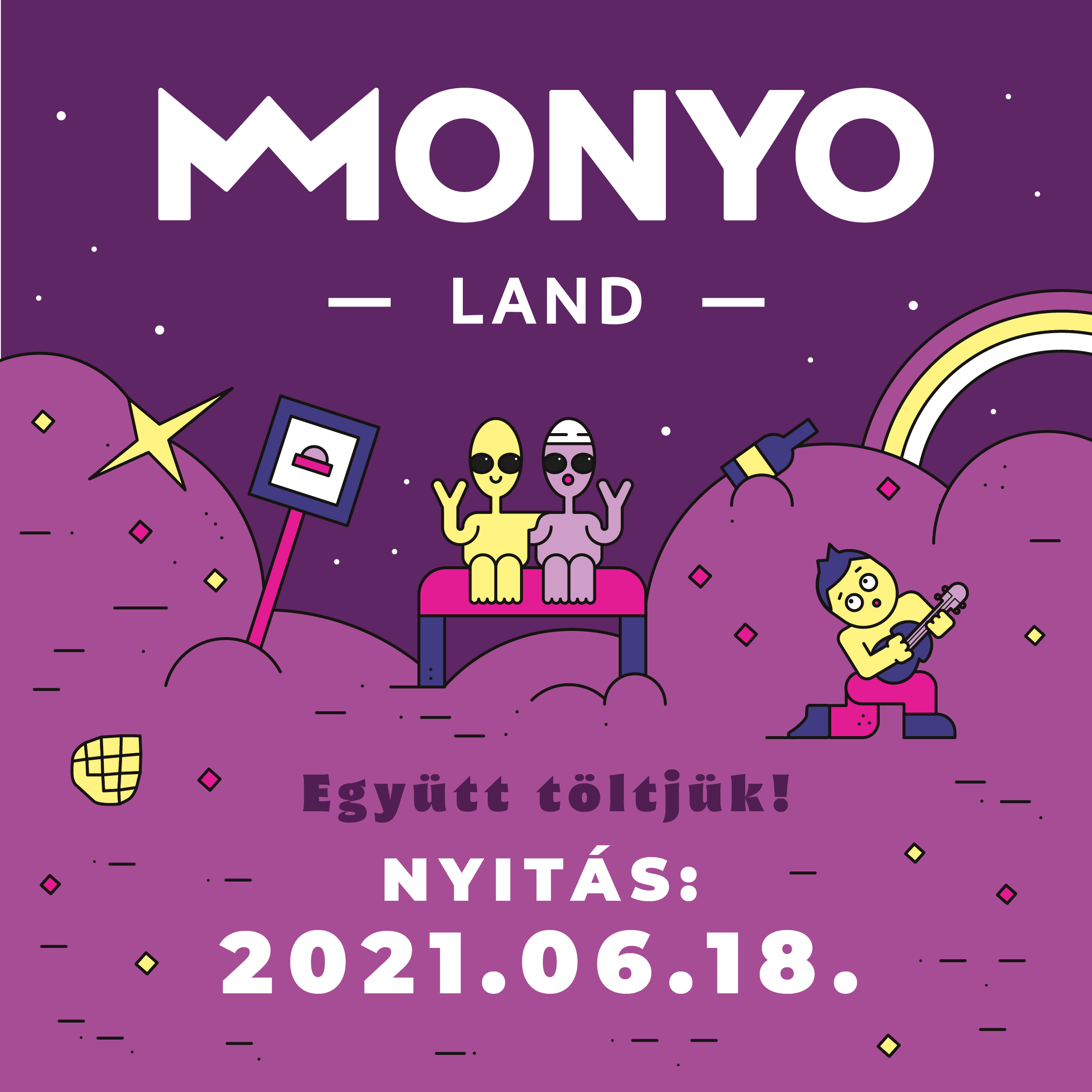 A legmenőbb hazai bandákkal indítja be magát a MONYO Land - Kultúrjunkie