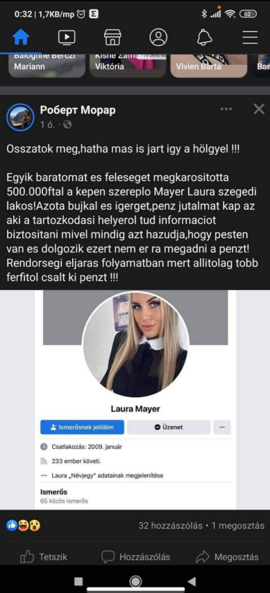 MAYER LAURA EDDA CSALÓ (SZEGED) #006 - Mayer Laura Edda Csaló (Szeged)