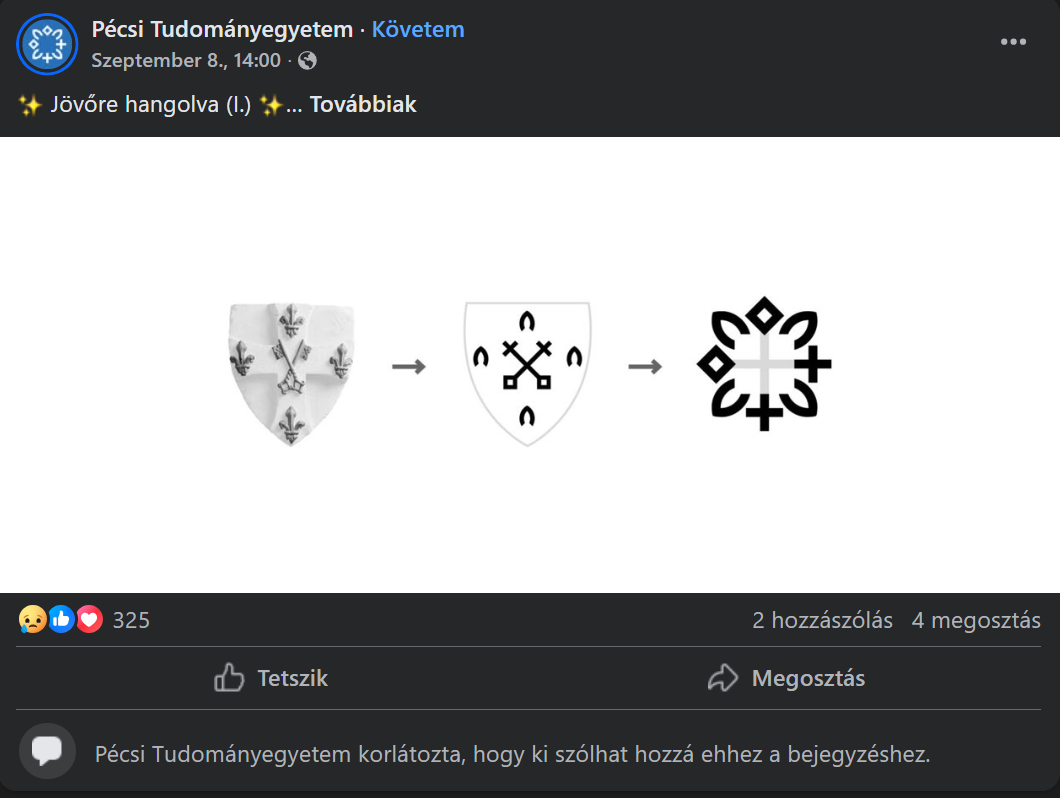 Belenyugszom, de nem értem – Hámori Gábor a PTE új logójáról - Mecsek24