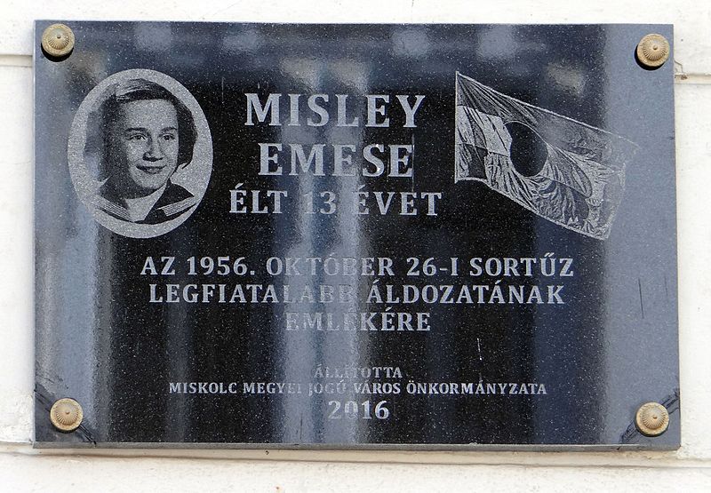 Misley Emese, az '56-os forradalom legfiatalabb áldozata - Szemelvények ...