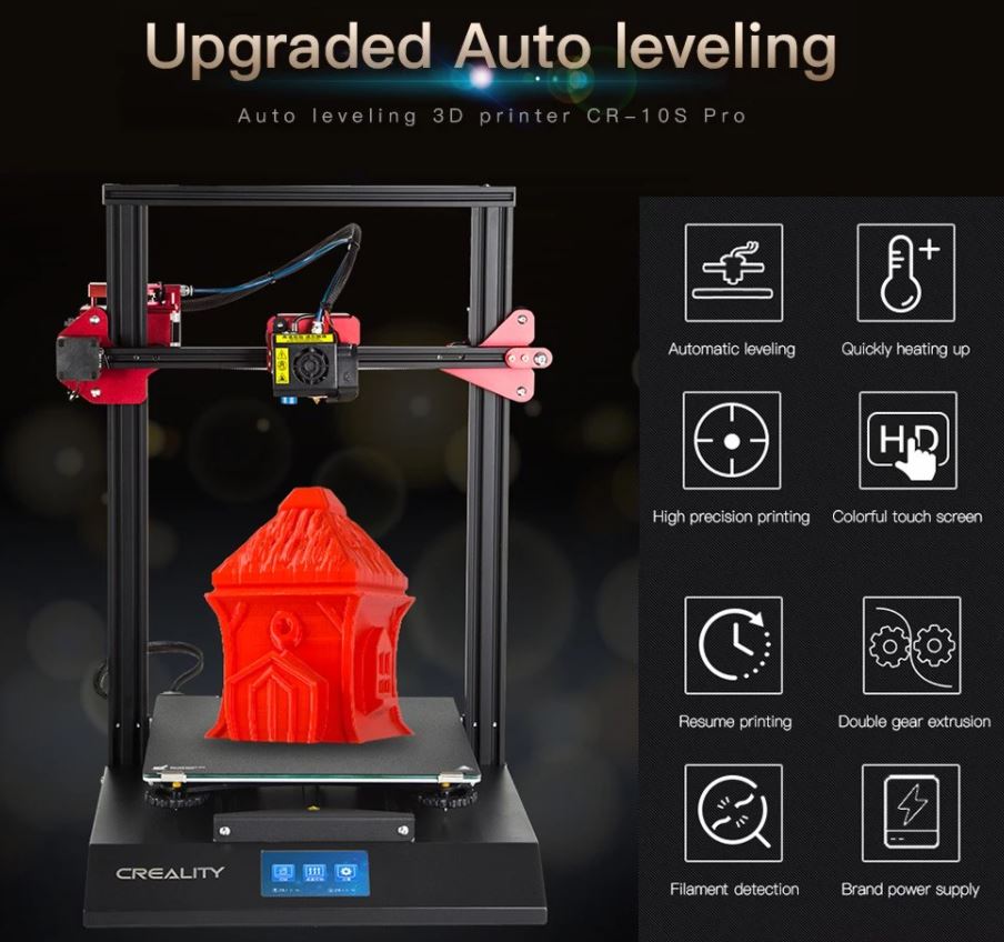 Creality CR-10S Pro profi 3D nyomtató európai raktárból - Nézd mit rendelsz