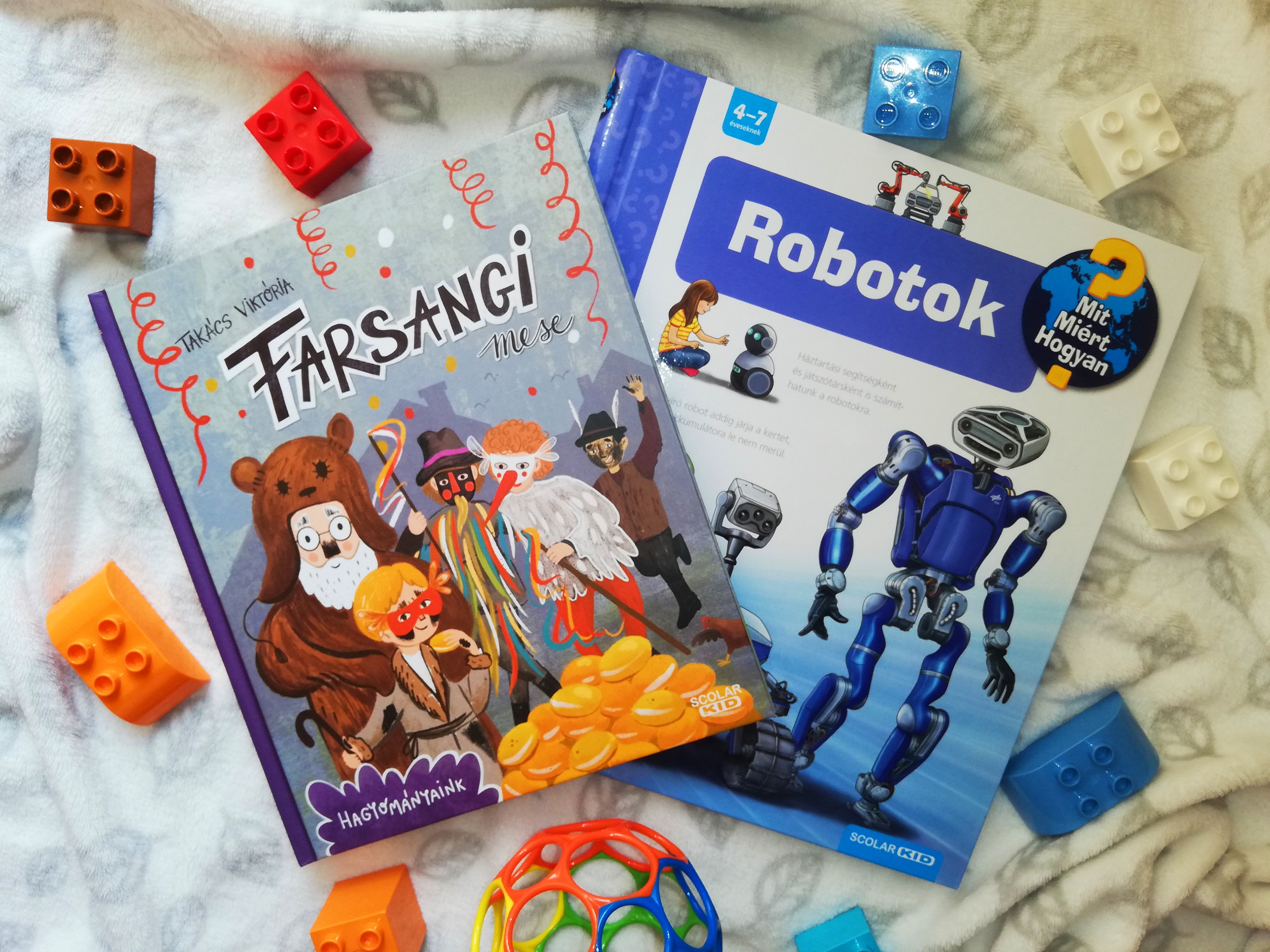 Könyvkritika: Takács Viktória: Farsangi mese és Andrea Erne: Robotok ...