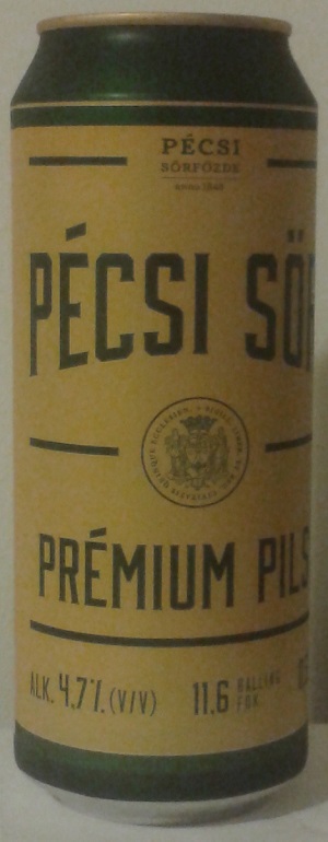 Pécsi Sör Prémium Pils - sörfigyelő