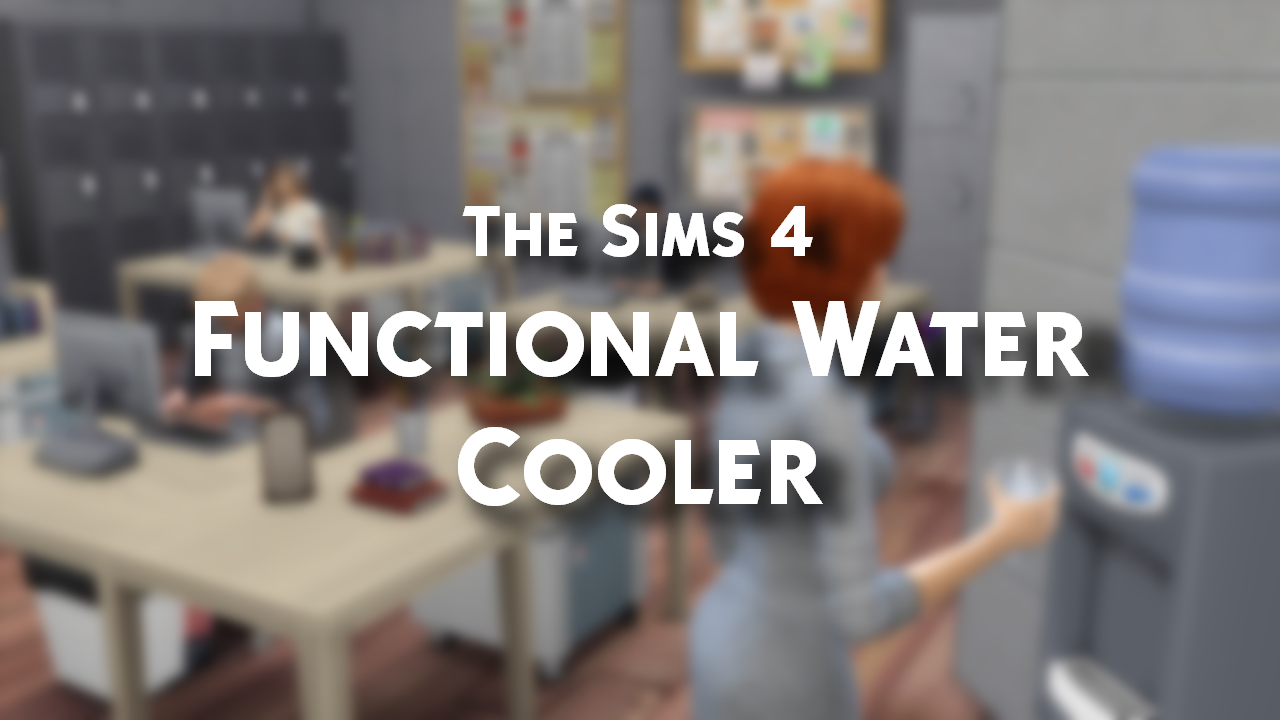 The Sims 4 : Functional Water Cooler - Játékteszt - The Sims Hungary